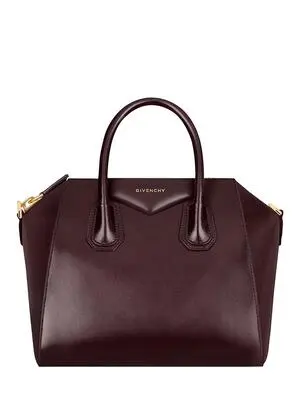 Givenchy Antigona Small Top-Handle Bag Burgdy