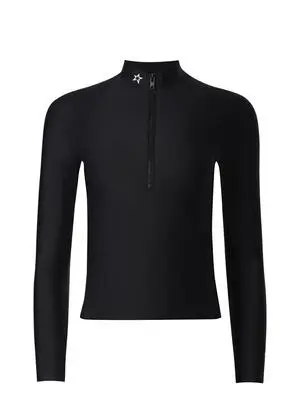 Perfect Moment Tempest Rash Guard Top - Black