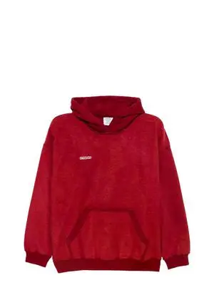 Vetements Logo-embroidered Hoodie - Red