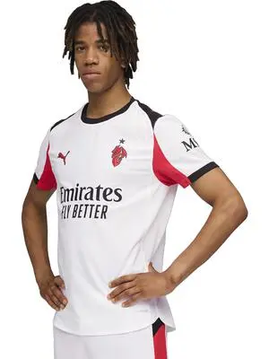 PUMA Ac Milan 25/26 Away Authentic Soccer Jersey - White