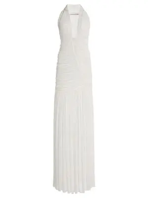 Christopher Esber Orion Ruched Gown - White