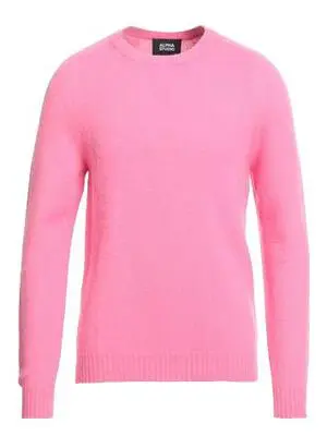 Alpha Studio Long Sleeve Wool Sweater - Pink