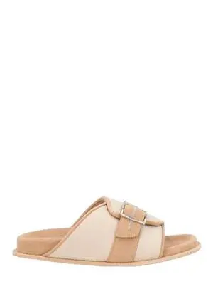 Peserico Sandals With Shell Detail - Beige