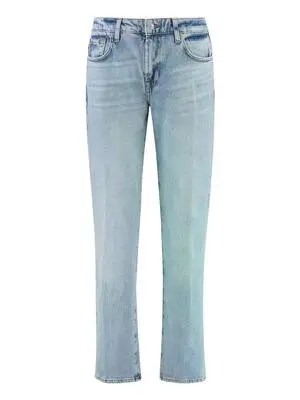 7 For All Mankind Calie Straight Jeans - Blue