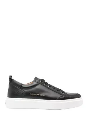 ALEXANDER SMITH Bond Leather Sneakers - Black