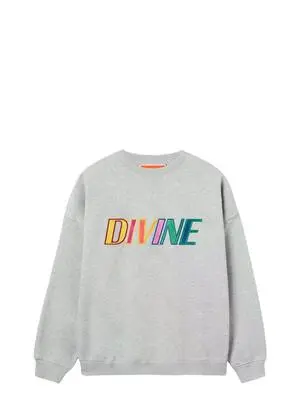 La DoubleJ Divine Embroidered Sweatshirt - Grey