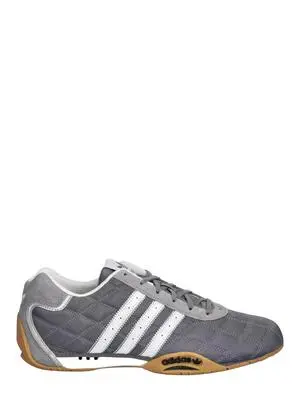 Adidas Adiracer Lo Quilted 3-stripe Sneakers - Grey