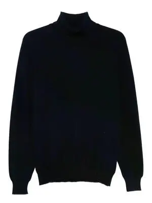 Fedeli Turtleneck Sweater - Blue