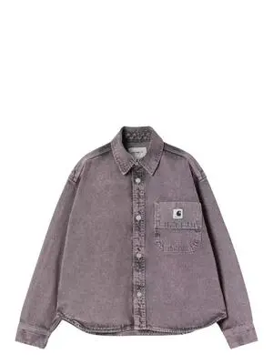 Carhartt Work In Progress Georgia Pocket Detail Overshirt - Purple
