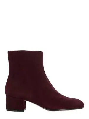 GIANVITO ROSSI 70mm Joelle Suede Ankle Boots - Red