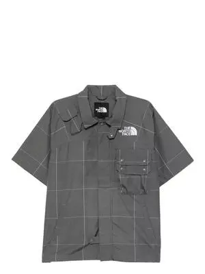 The North Face Logo-embroidered Shirt - Grey