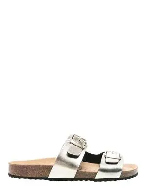 Geox Brionia Buckle-detail Sandals - Gold