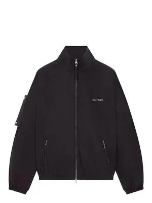 COURREGES Zip-up Bomber Jacket - Black