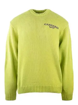 Carhartt Work In Progress Logo-print Sweater - Green