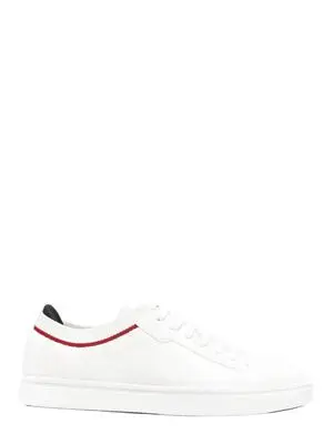 Geox Baltmoore Knitted-panel Lace-up Sneakers - White