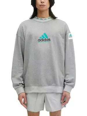 Adidas Logo-embroidered Sweatshirt - Grey