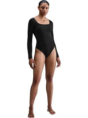 Nike Form Long-sleeve Bodysuit - Black