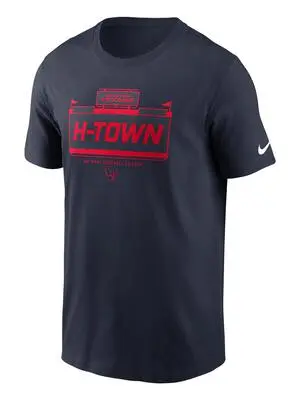 Nike Houston Texans Local Essential Nfl T-shirt - Blue