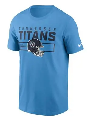 Nike Tennessee Titans Helmet Essential Nfl T-shirt - Blue