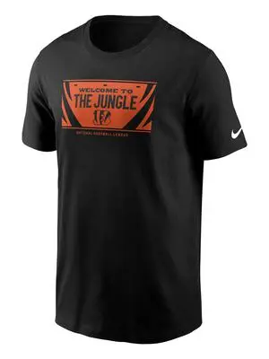 Nike Cincinnati Bengals Local Essential Nfl T-shirt - Black