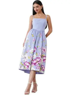Yumi Kim Knox Linen Midi Dress - Floral
