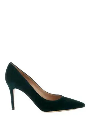 GIANVITO ROSSI 85mm Texas Suede Pumps - Green