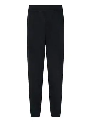 Emporio Armani Textured Drawstring Trousers - Blue