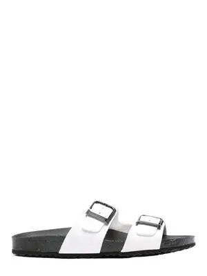 Geox Brionia Double-buckle Sandals - White