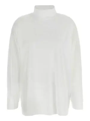 HAIKURE Ivy High-neck Long-sleeve T-shirt - White