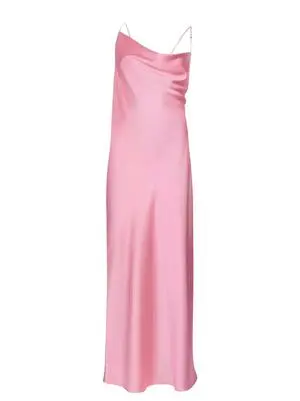 Liu Jo Satin Slip Maxi Dress - Pink