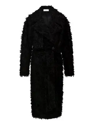 16Arlington Palmi Double-breasted Coat - Black