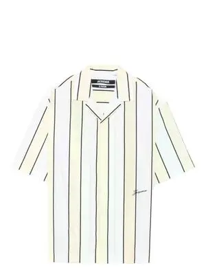 Jacquemus Stripe Short-sleeve Shirt - White