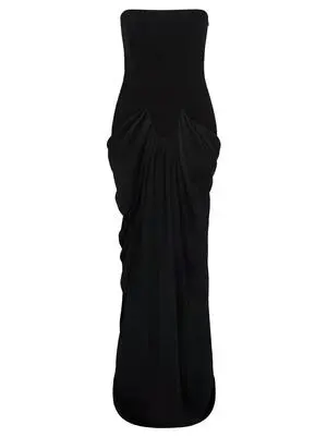 16ARLINGTON Strapless Draped Gown