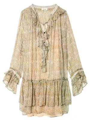 ZADIG&VOLTAIRE Ralice Paisley Mini Dress