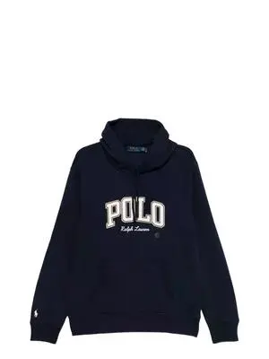 Polo Ralph Lauren Logo-embroidered Hoodie - Blue