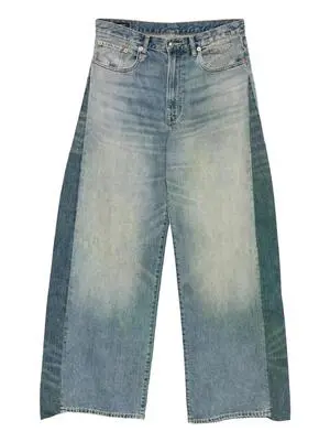 R13 R13 Colour-Block Panelled Jeans