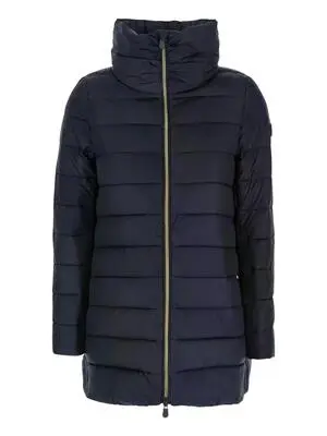 SAVE THE DUCK Lydia High-neck Quilted Coat - Blue
