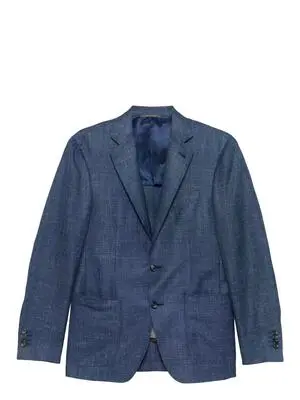 Canali Single-breasted Blazer - Blue