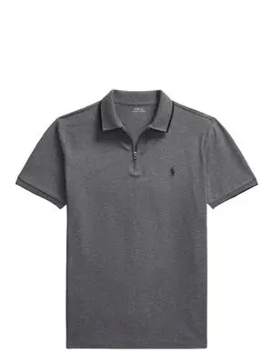 Polo Ralph Lauren Embroidered-logo Polo Shirt Grey