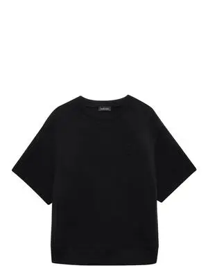 ANINE BING Monogram T-shirt - Black