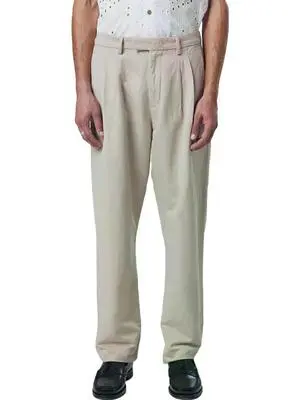 Nn07 Pleated-front Trousers - Neutrals