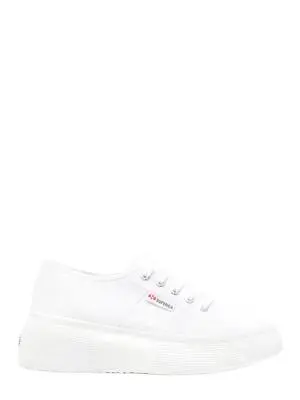 Superga Platform Lace-up Trainers - White