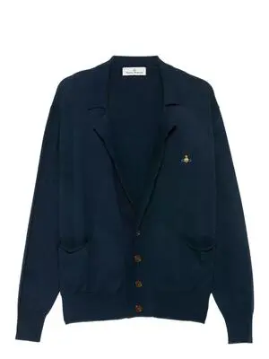 VIVIENNE WESTWOOD Patch-pocket Cardigan - Blue