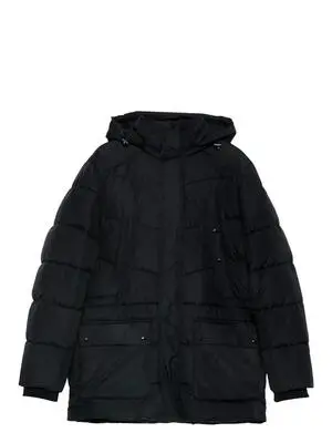 Geox Leitan Quilted Hooded Jacket - Blue