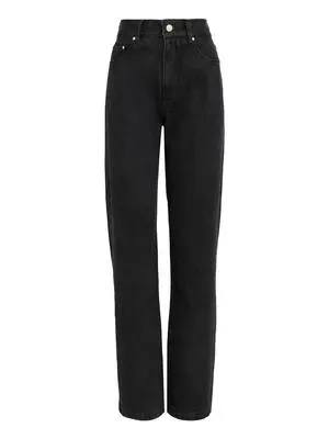 AMAPO High-Waist Straight Jeans