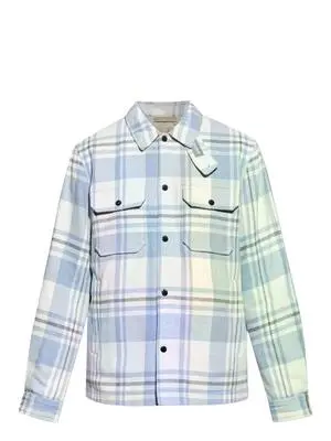 Woolrich Checked Overshirt - Blue