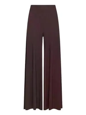 Malìparmi High-waisted Trousers - Brown