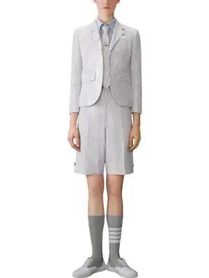 Thom Browne Oxford Short-sleeve Shirt - Blue