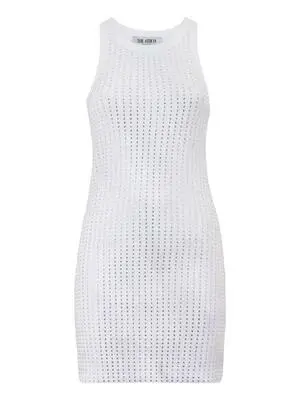 ATTICO Crystal-Embellished Tank Dress