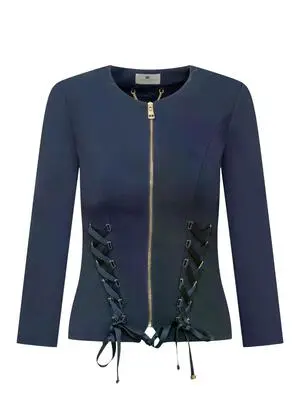 ELISABETTA FRANCHI Elisabetta Franchi Lace-Up Jacket